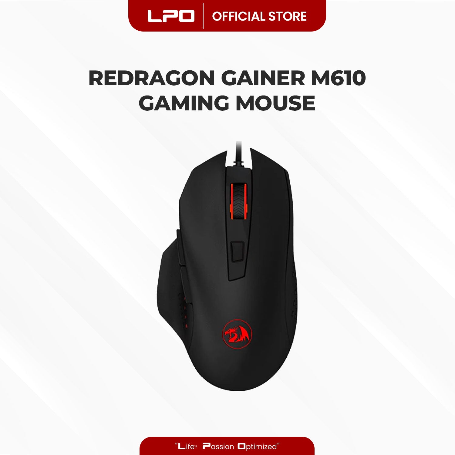 Redragon Gainer M610 Gaming Mouse For PC Laptop Computer – LPO Laptop ...